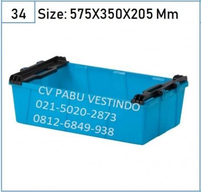 Box Container Rapat 35 Liter Rabbit 6089 | CV Pabu Vestindo