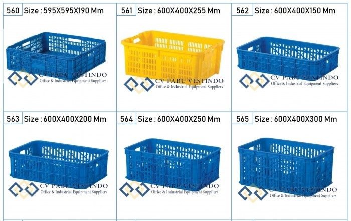 Jual Box Container Keranjang Plastik Industri Serbaguna Ukuran Besar ...