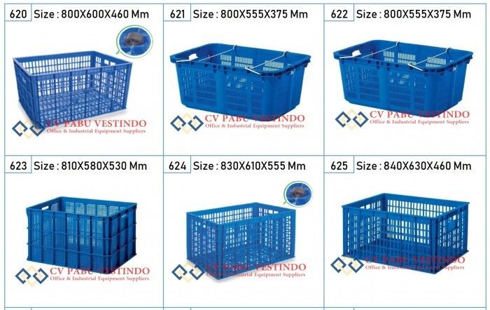 Jual Box Container Keranjang Plastik Industri Serbaguna Ukuran Besar ...