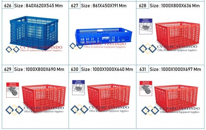 Jual Box Container Keranjang Plastik Industri Serbaguna Ukuran Besar ...