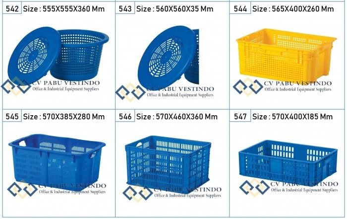 Jual Box Container Keranjang Plastik Industri Serbaguna Ukuran Besar ...