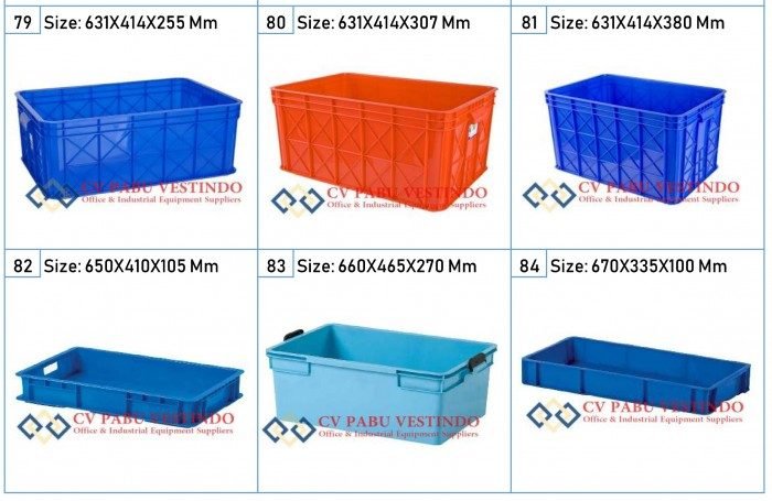Jual Box Container Keranjang Plastik Industri Serbaguna Ukuran Besar ...