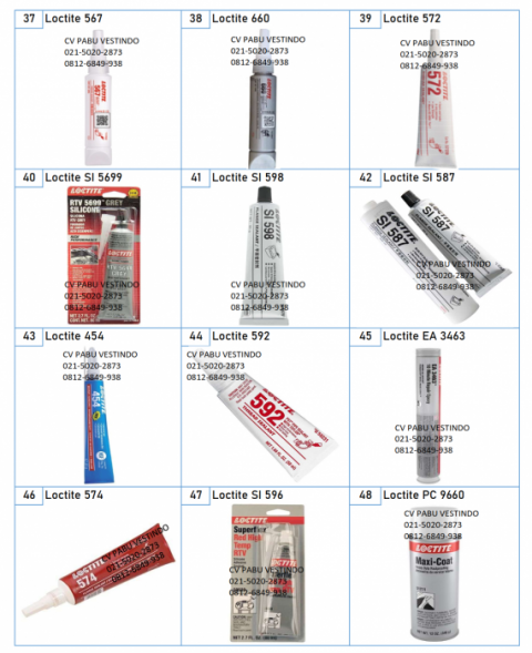 Katalog Produk LOCTITE | CV Pabu Vestindo