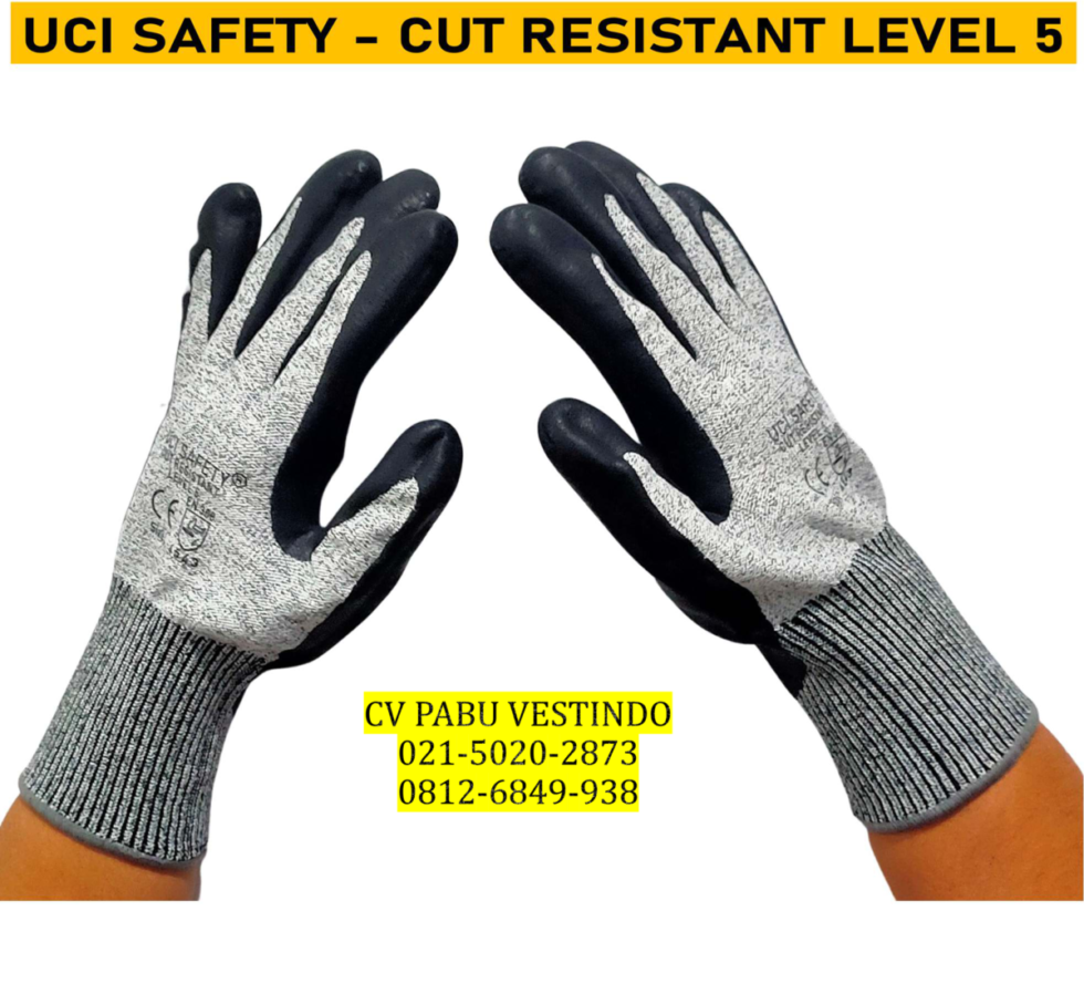 Sarung Tangan Anti Potong Anti Sayat Cut Resistant safety Gloves Anti ...